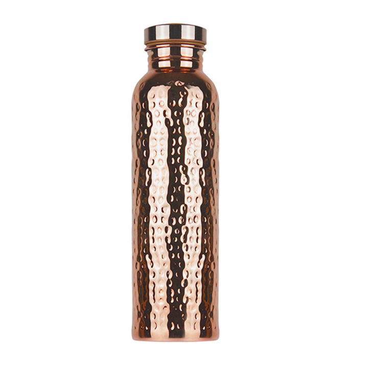 Copper Water Bottle Portable Water Bottle 800ml Copper Sports Water ...