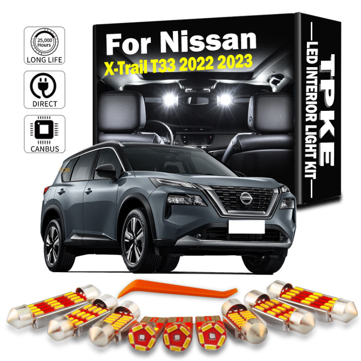 12Pcs LED Interior Light Kit For All New Nissan X-Trail X Trail Xtrail T33 2022 2023 Vehicle ...