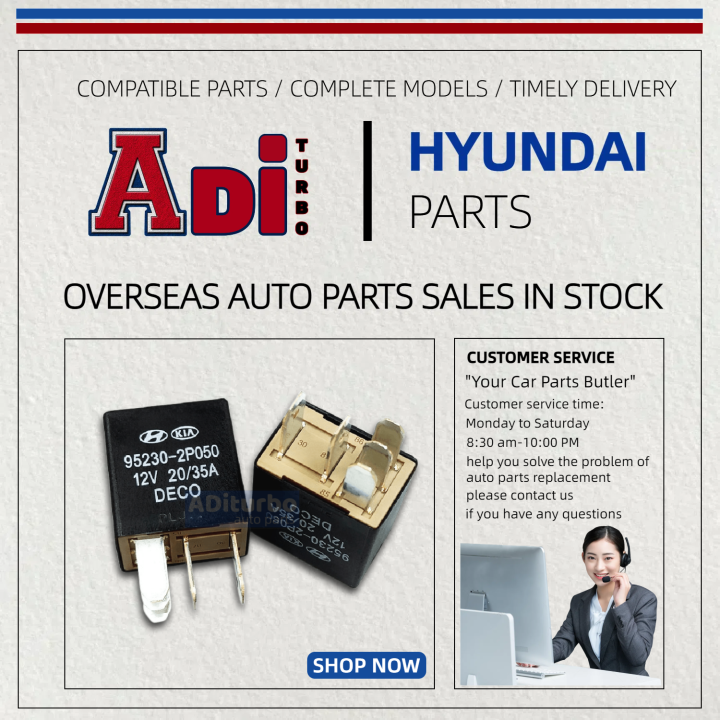 DECO FAN FUEL PUMP HEADLIGHT RELAY 12V 35A A/C 5PIN FOR HYUNDAI ELANTRA ...