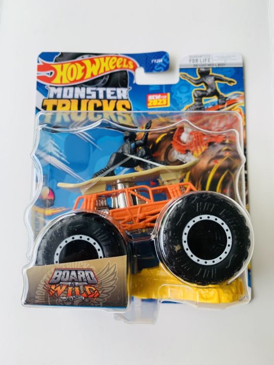 HOTWHEELS HOT WHEELS MONSTER TRUCKS BOARD WILD SKALA 1 : 64 MUSCLE ...