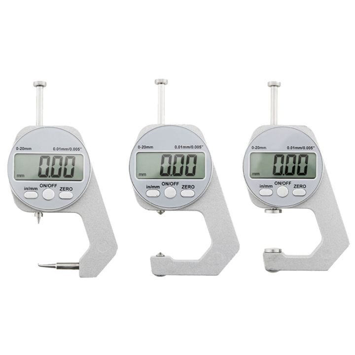 (SUGW) Digital Display Thickness Gauge Electronic LCD Micrometer Metric ...
