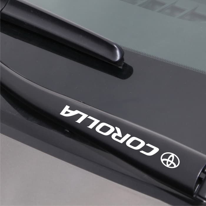 Stiker Wiper Mobil Logo Toyota Corolla - Car Decal Sticker | Lazada ...