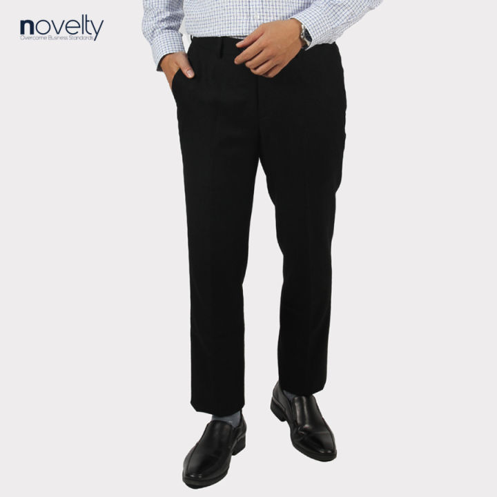 Quần tây nam Novelty 0Ply Regular fit màu đen hoa văn chìm 2204820 ...