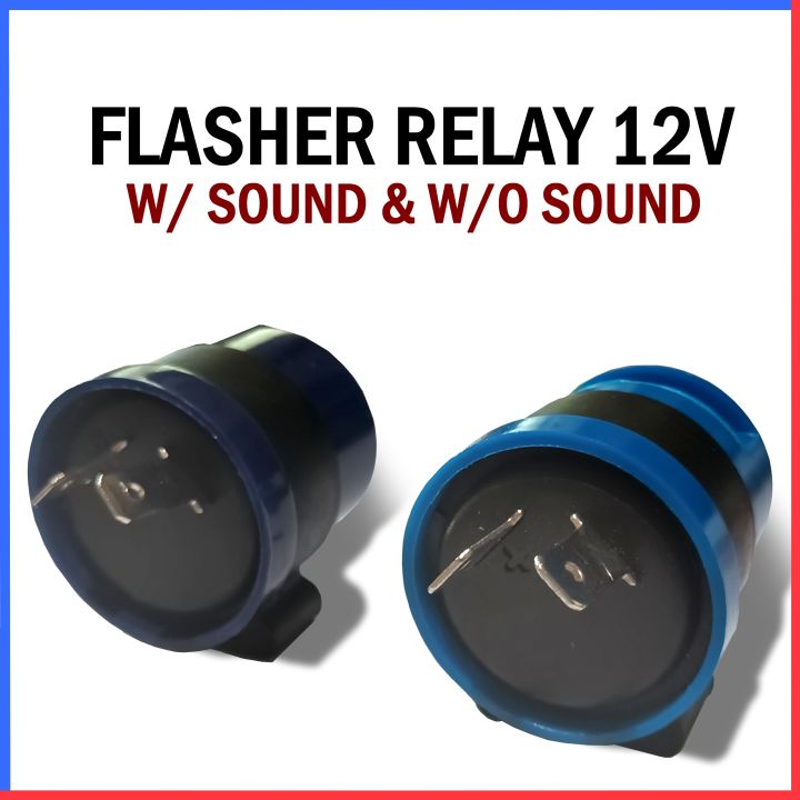 FLASHER RELAY 2 PIN UNIVERSAL WITH SOUND AND WITHOUT SOUND FOR ...