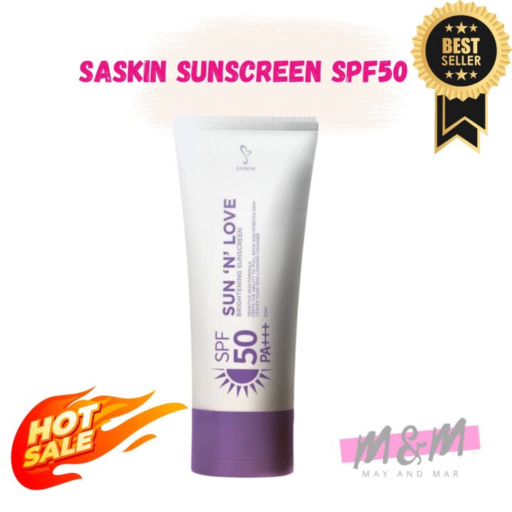 SASKIN SUNSCREEN SUN 'N' LOVE SPF 50 | Lazada PH