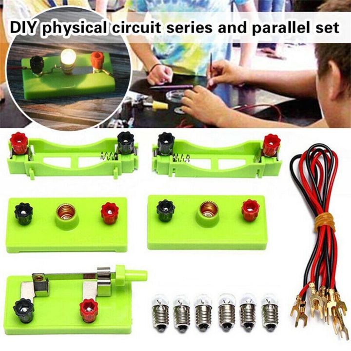 New DIY Science Toys School Electric Circuit Kit Montessori Learning ...