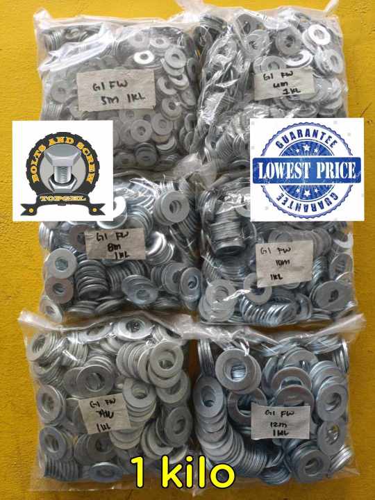 GI Flat washer (Galvanized) Price per Kilo | Lazada PH