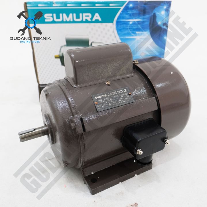 Dinamo Motor Penggerak 1Hp 4P 1Ph 1400Rpm SUMURA / Elektro Motor SUMURA 1Hp | Lazada Indonesia