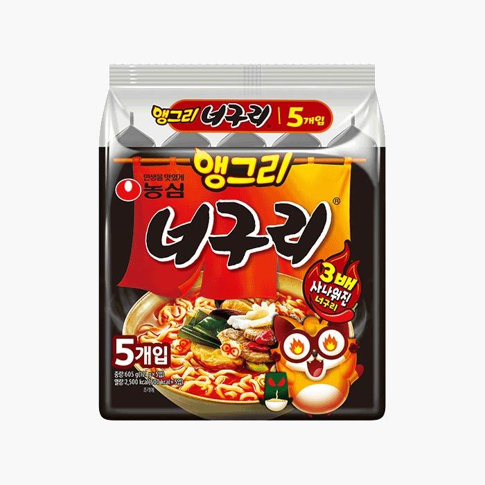 [Expiry date: 10 Oct 2025] [Nongshim] Neoguri Angry Ramyun Multi Pack ...