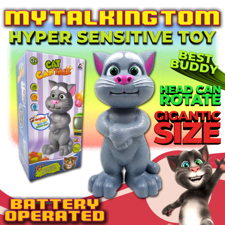 Best Buddy Talking Tom BIG SIZE Hyper sensitive Mi-mic Robot Toy Action ...