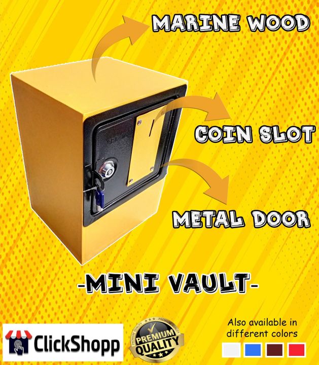 MINI VAULT SAFETY BOX - COLORED | Lazada PH