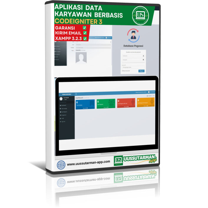 Source Code Aplikasi Data Pegawai Berbasis Web Dengan Framework Codeigniter 3 Lazada Indonesia