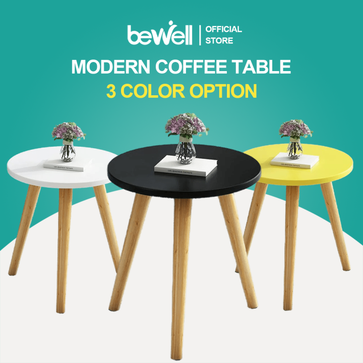 Bewell Coffee Table Small Table Side Table Scandinavian Small Household Round Leisure Nightstand ...