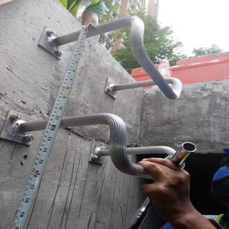 Anti skid aluminium rung | Lazada Singapore