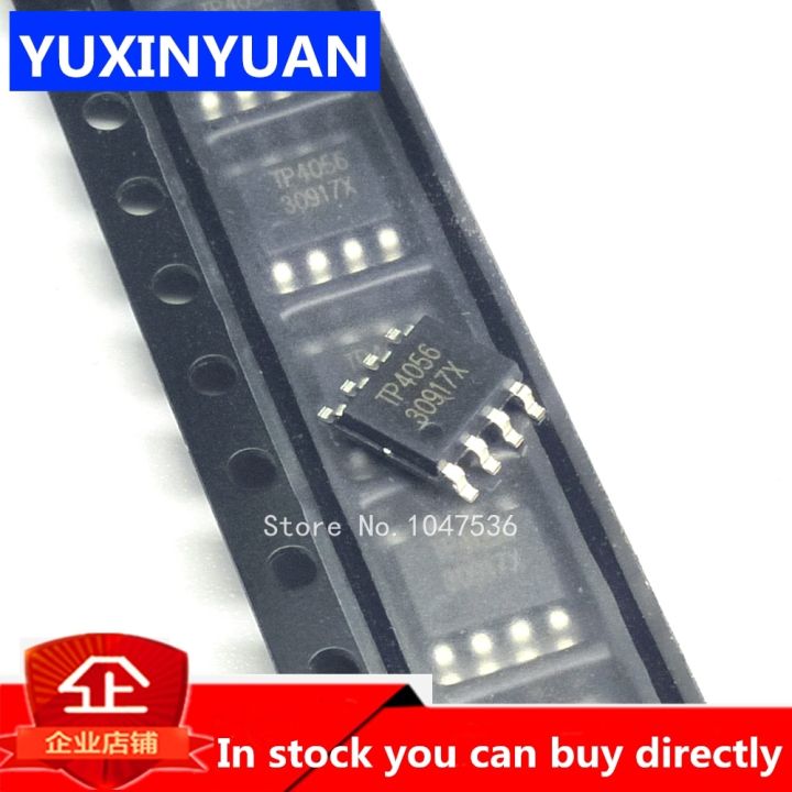 10pcs/lot TP4056 SMD 1A 4056 Linear Li-Ion battery charger IC / lithium ...