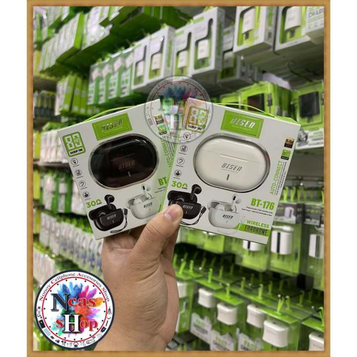 BISEN BT-176 CHIP BLUETOOTH WIRELESS EARPHONE AUTO CONNECT | Lazada PH