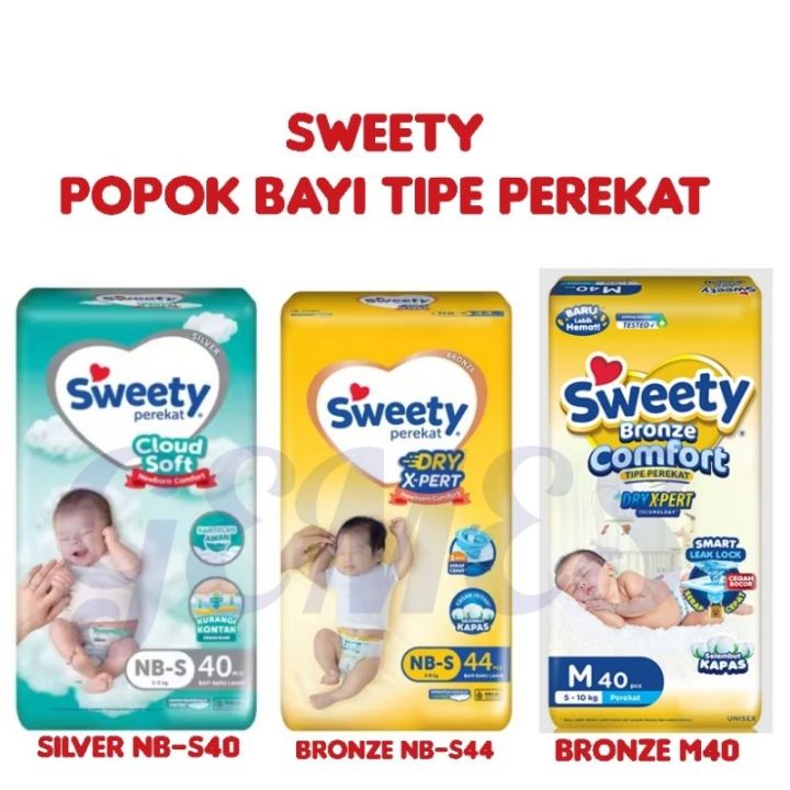 Sweety New born Perekat Bronze Silver Comfort | Lazada Indonesia
