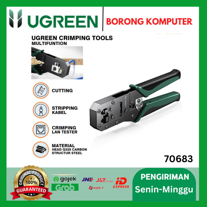 Ugreen Tang Crimping Tool RJ45 RJ11 LAN Network Krimping 70683 | Lazada Indonesia