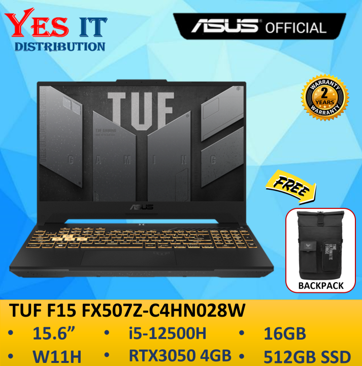 Asus TUF F15 FX507Z-C4HN027W / FX507Z-C4HN028W / FX507Z-C4HN284W 15.6" FHD 144Hz Gaming Laptop ...