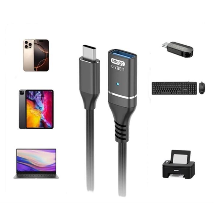 Universal USB C OTG Adapter With Aluminum Housing Supports 10Gbps Data ...
