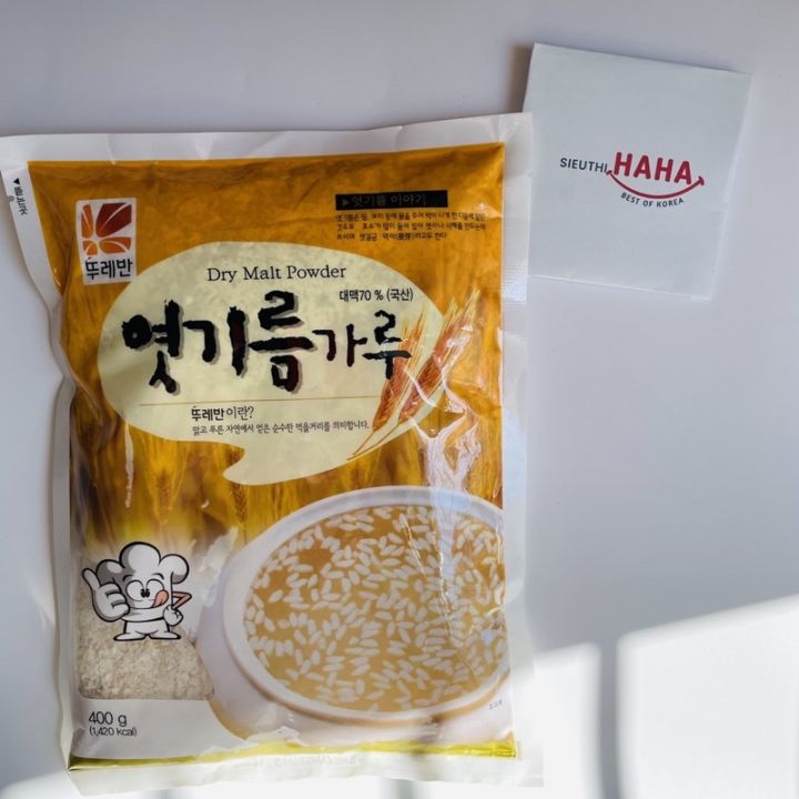 Bột mạch nha hàn quốc làm nước gạo DRY MALT POWDER 400gr | Lazada.vn