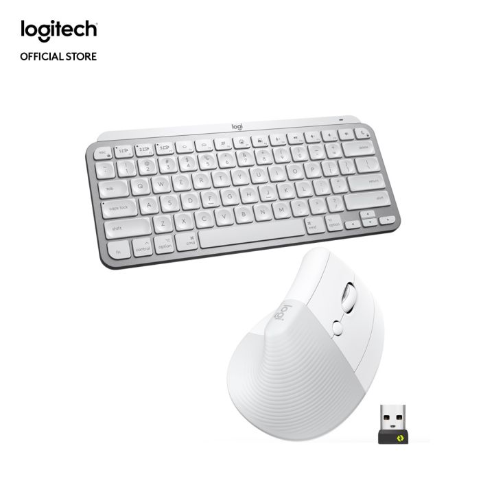 Logitech MX Keys Mini Keyboard and Lift Vertical Ergonomic Mouse Combo ...