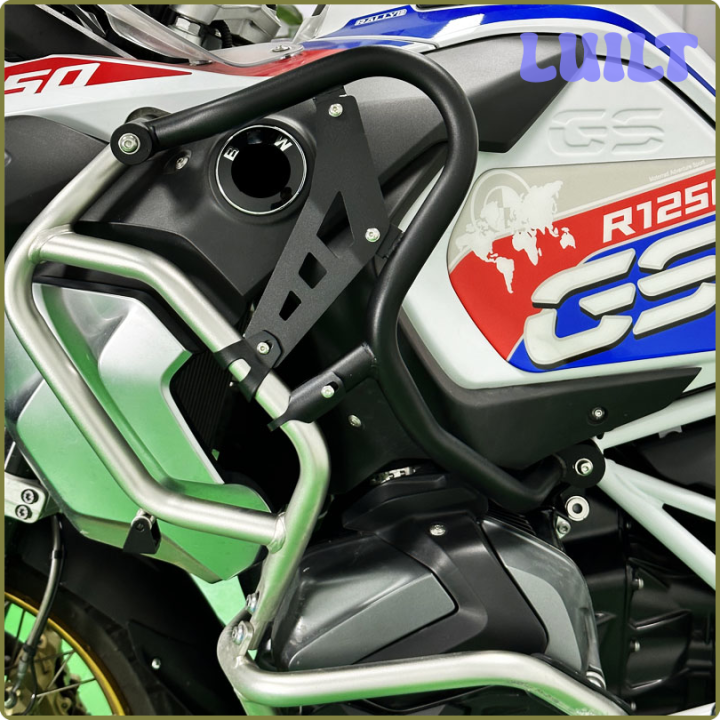 LUILT Motorcycle Stainless steel Engine Crash Bar Extension Bumper For ...