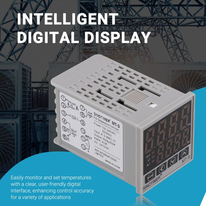 【P.C.H】- PID Temperature Controller Kit Intelligent Digital Display ...