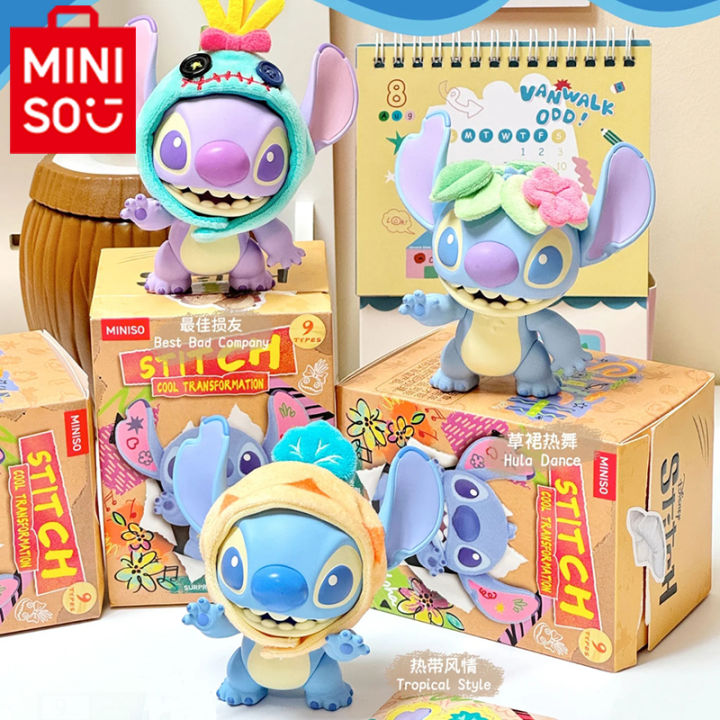 Miniso Disney Kawaii Stitch Blind Box Cool Transformation Series ...
