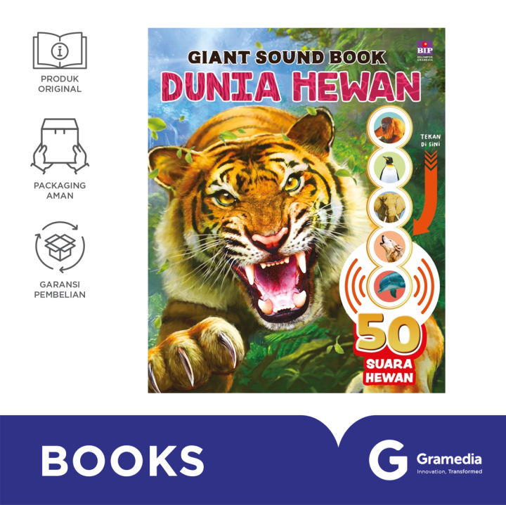 Giant Sound Book: Dunia Hewan | Lazada Indonesia