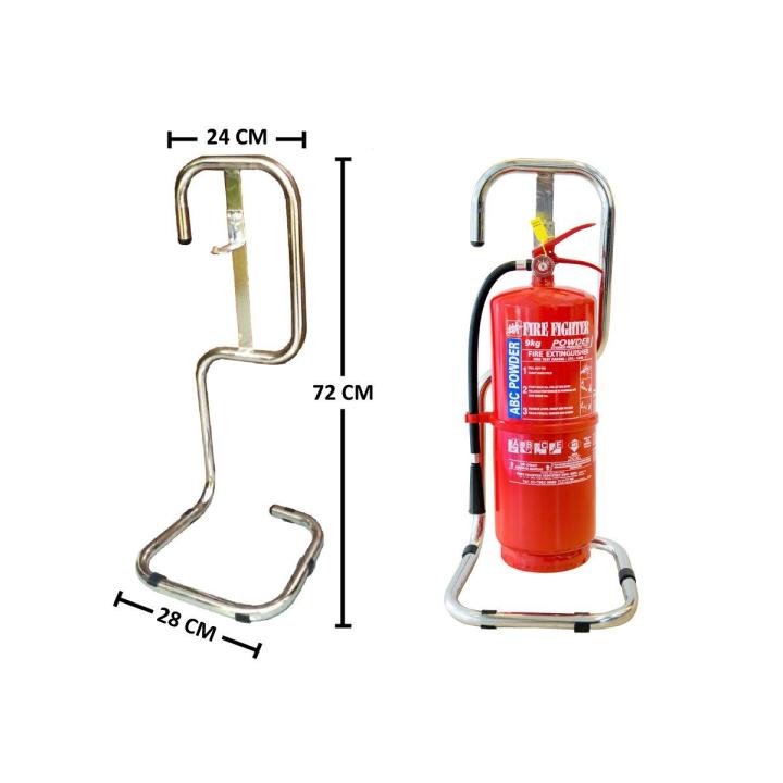 Single Fire Extinguisher Stand - Chrome | Lazada
