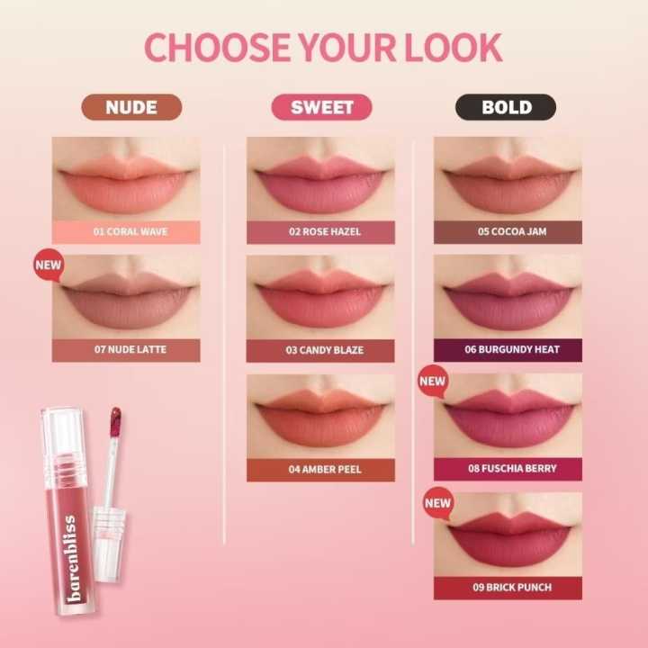 BNB Barenbliss Apple Makes Adorable Mousse Tint 2,8gr - 9 Shade - Lip Mousse Tint Transferproof ...