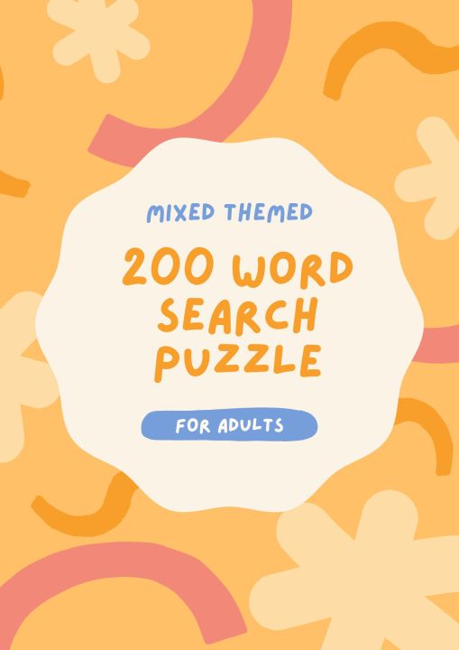 PDF 200 word search puzzle set with solutions | Lazada
