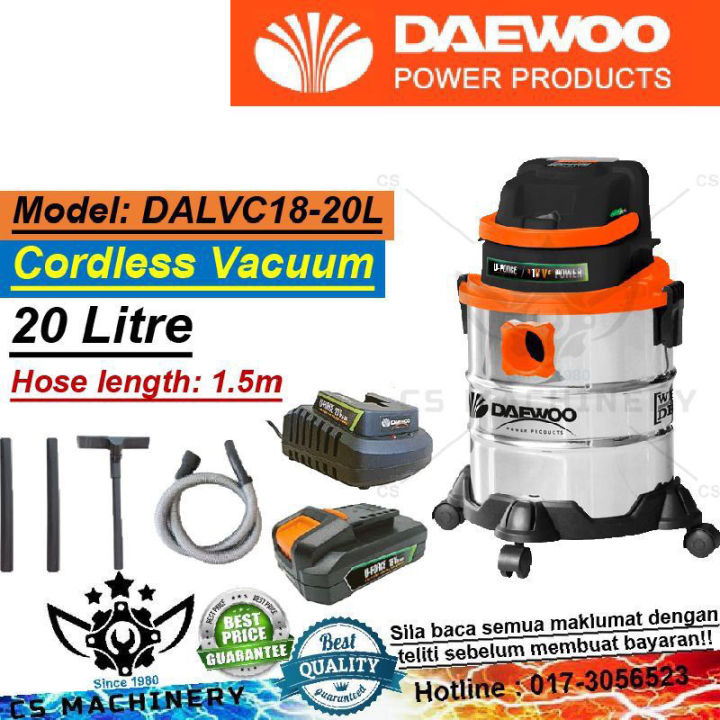 Daewoo Cordless Vacuum Cleaner 18V 4.0A Battery DALVC18-20L | Lazada