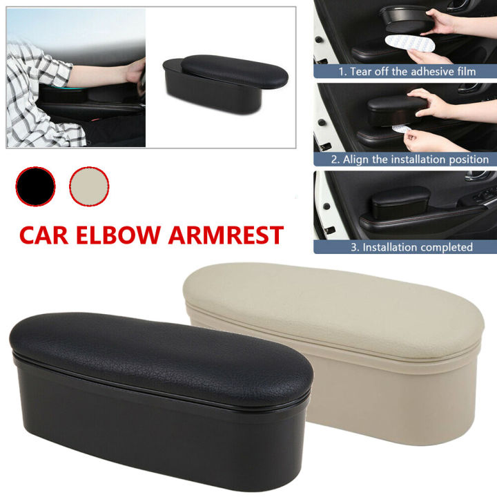 Car Universal Elbow Armrest Storage Box Door Side Pocket Arm Rest ...