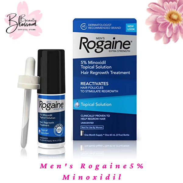 Mens Rogaine Extra Strength 5 Minoxidil Topical Solution For Hair