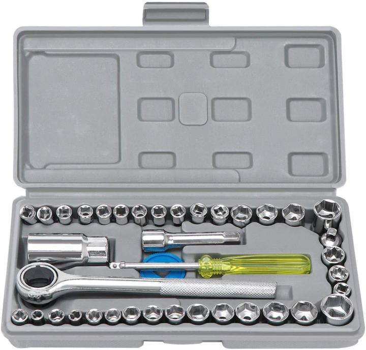 40 pcs combination socket wrench set | Lazada PH