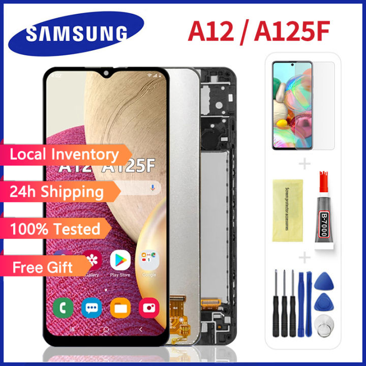 Original LCD for Samsung A02 LCD Display Touch Screen Digitizer For ...