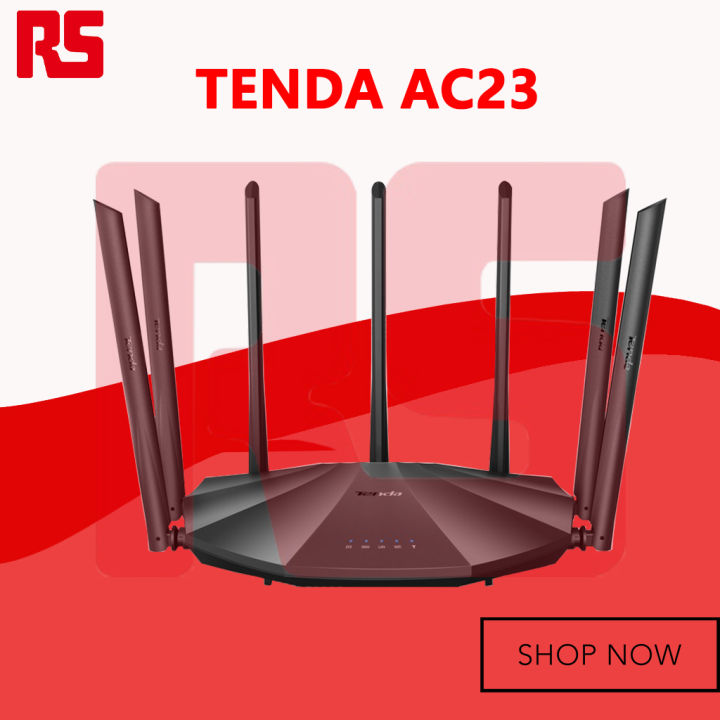 Tenda AC23 AC2100 Dual Band Gigabit WiFi Router (English Firmware ...