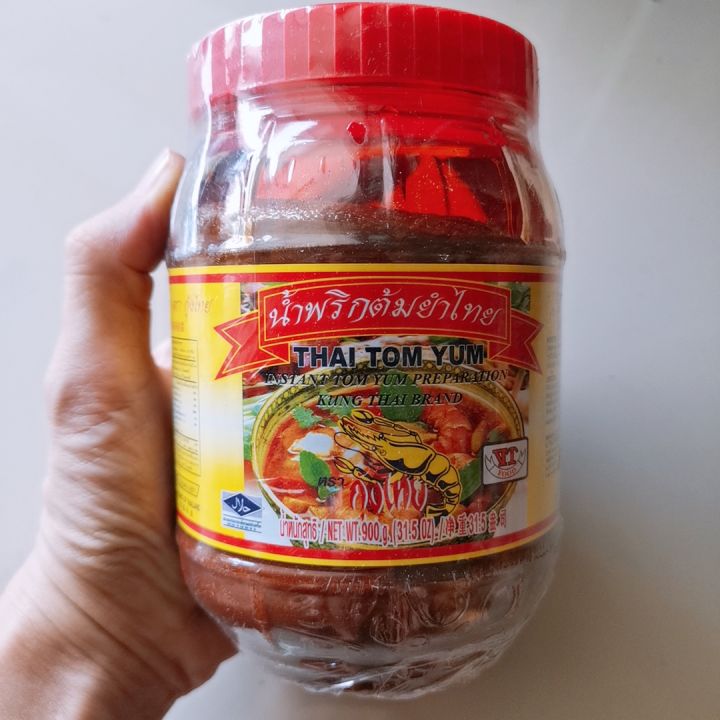 泰国黄虾冬阴功汤冬阴功酱料 900g Tom Yam Kun Thai Tomyam Paste No1 Original Kung Thai ...