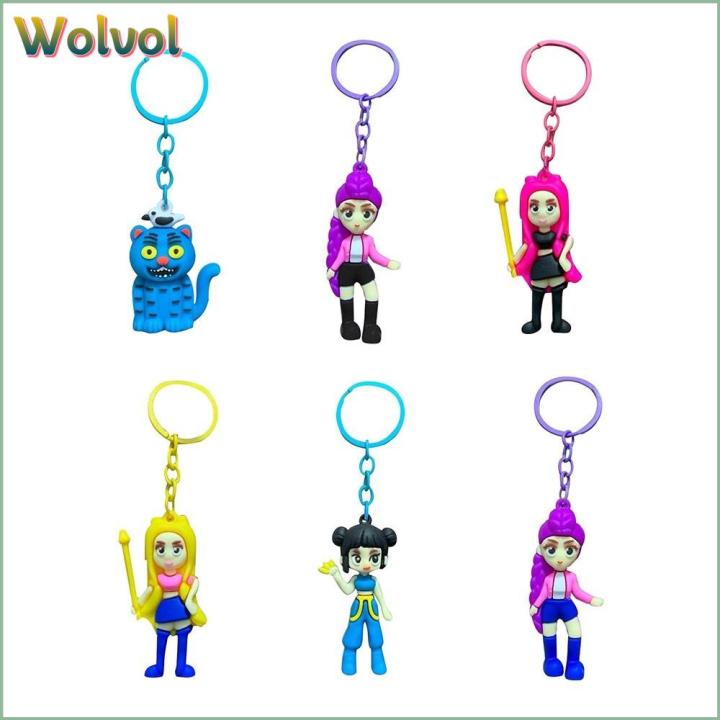 WOLVOL ฮันทริกซ์ ซาจา บอยส์ คีย์เชน Kpop Demon Hunters อนิเมะ โม ดาว จู ...