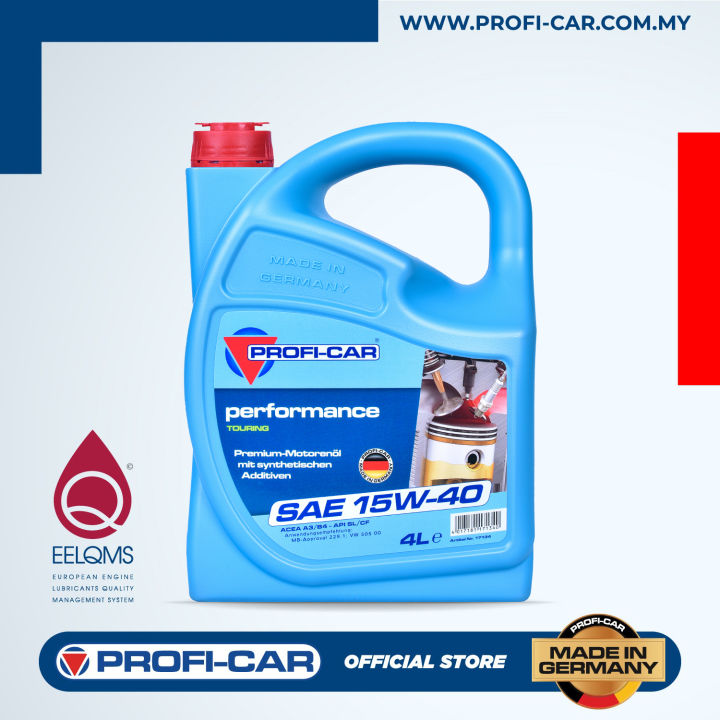 PROFI CAR Performance 15W40 Synthetic Engine Oil (4L) A3/B4 SL/CF | Lazada