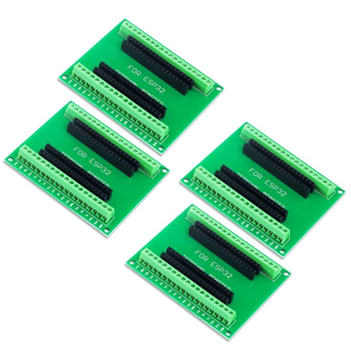 4pcs Esp32 Breakout Board Gpio 1 Into 2 For 38pin Narrow Version Esp32