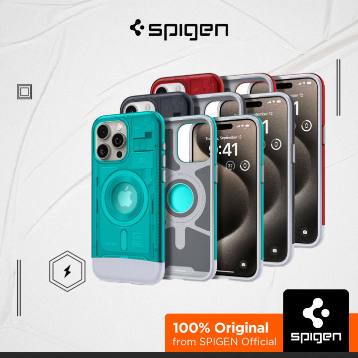 Spigen Classic C1 MagFit Case for iPhone 16 Pro Max 13/14/15/16 Pro Max | Military MagSafe ...