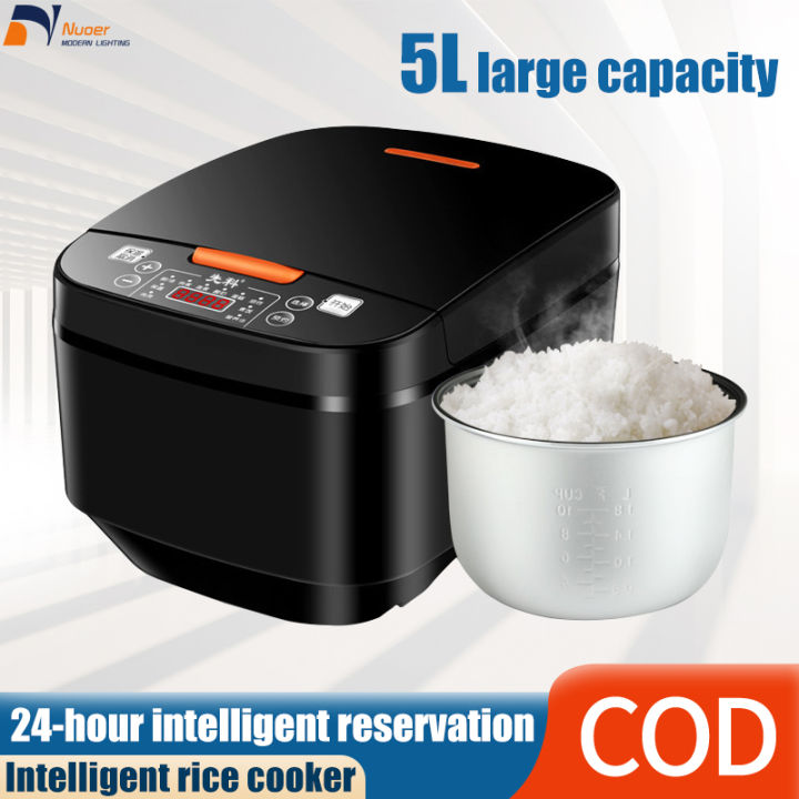 5L smart rice cooker Large capacity household non stick pan Electric ...