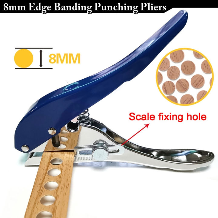 Edge Banding Punching Pliers Hole 8mm 10mm Aperture Round Punch Pliers ...