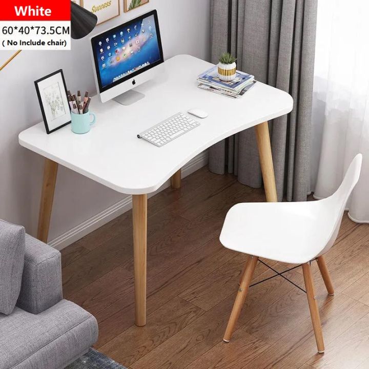 60/80/100/120x40/50/60cm Nordic Study Table Laptop Home Office Desks ...