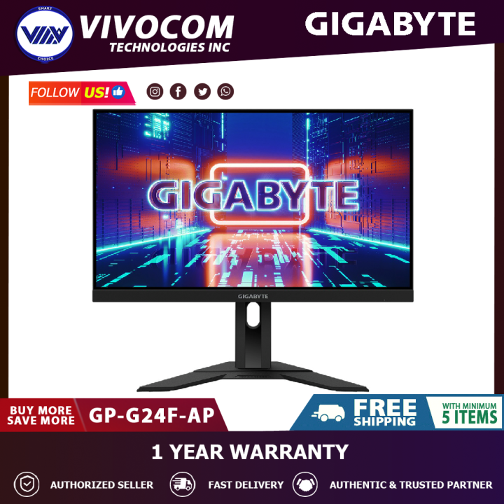 GIGABYTE 24'' GP-G24F-2 165HZ Gaming Monitor | Lazada PH