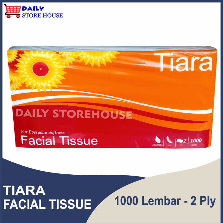 Tiara Facial Tissue 1000 Sheets 2 Ply | Lazada Indonesia