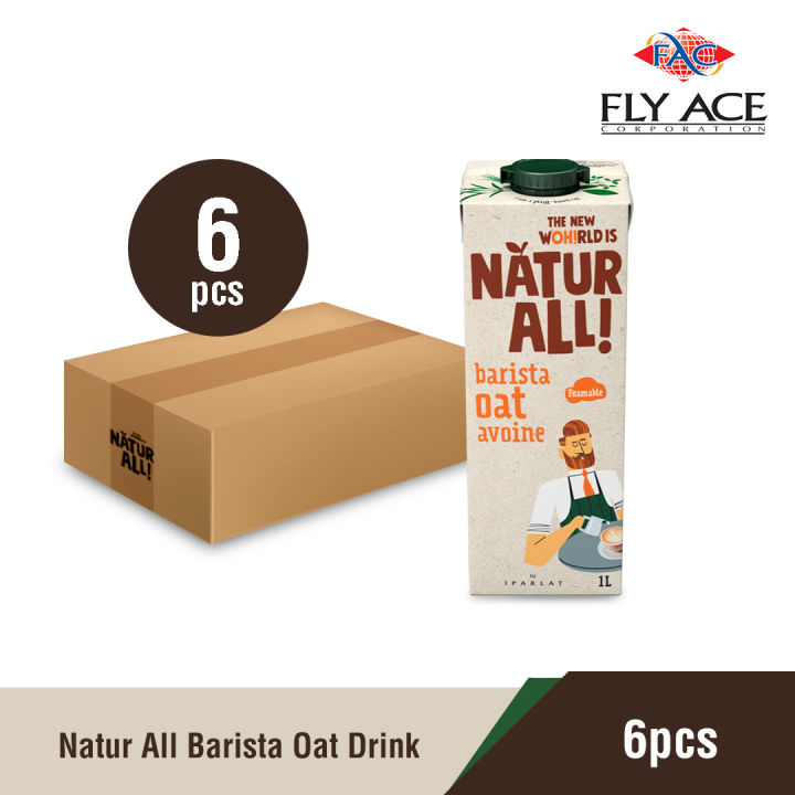 Natur All Barista Oat Drink 1L x 6 | Lazada PH